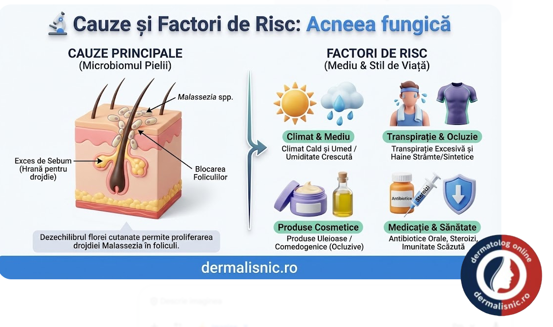 Acneea fungică: Simptome, cauze și tratamente eficiente